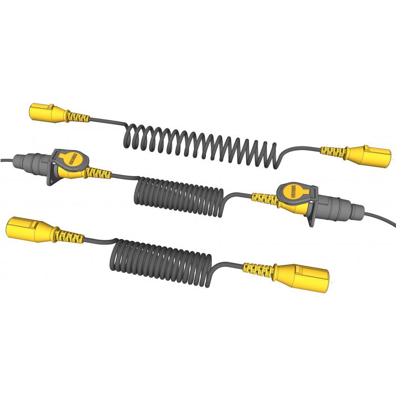 Carvision 7P Spiraal Set 4P Mini DIN